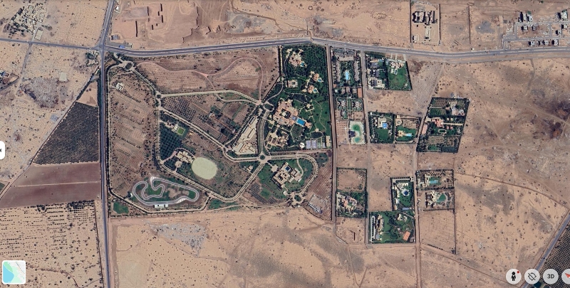Morocco • Palace fit for an Emir of Qatar finally finished in Marrakesh ...